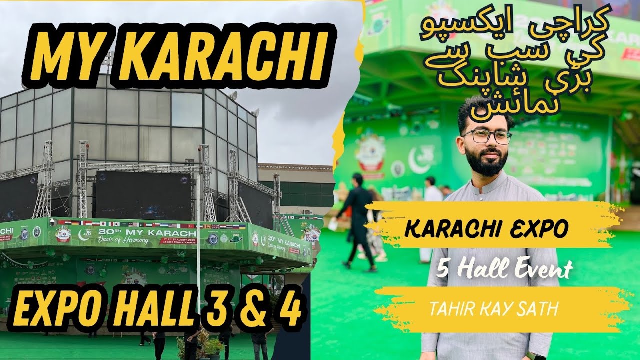 My Karachi Expo 2025 | Full Tour of Expo Hall 3 & 4 | Shopping, Food ...