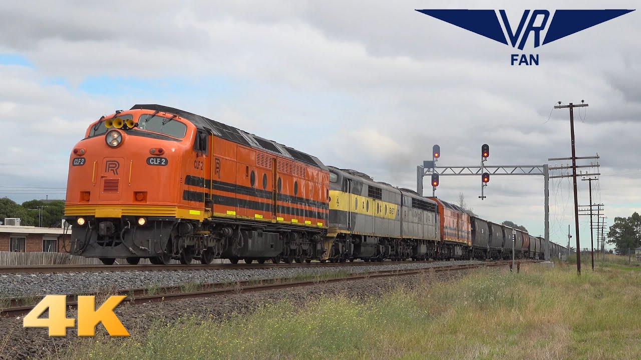 Interstate Trains in the Northern Suburbs: Australian Trains in 4K ...
