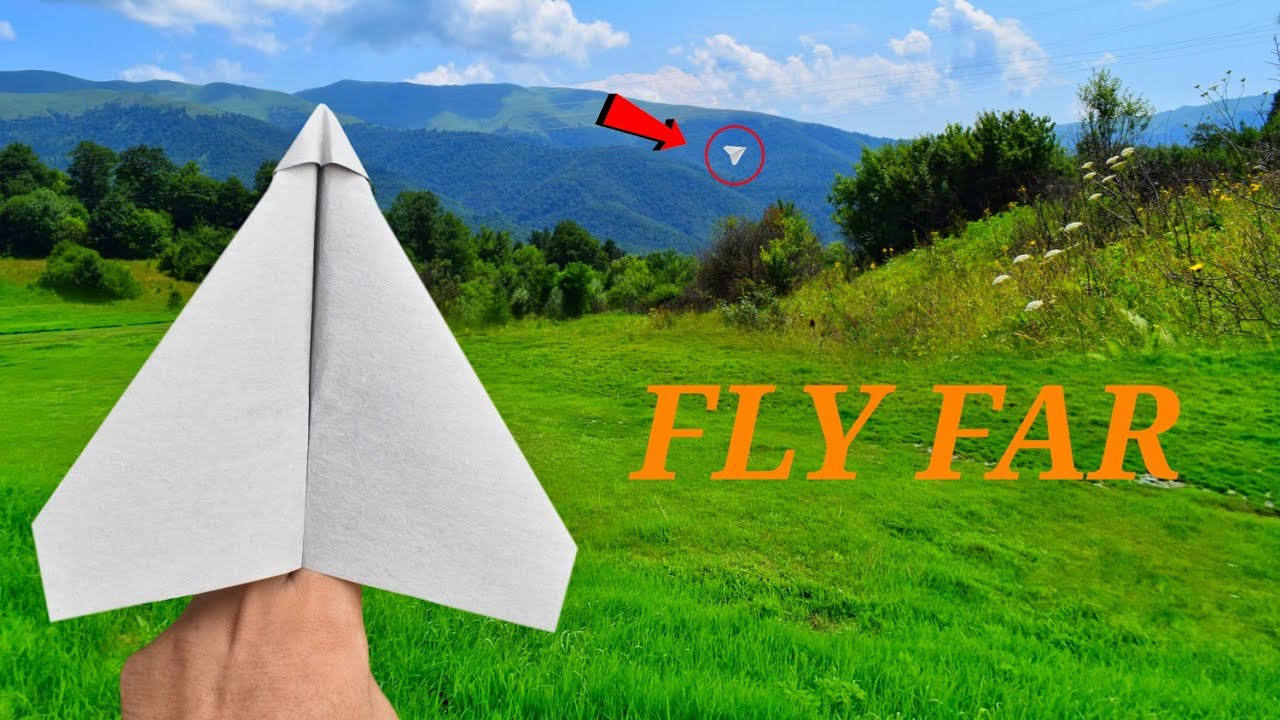 How to Make a Triangle Paper Airplane That Fly Far - Over 730 Feet ...