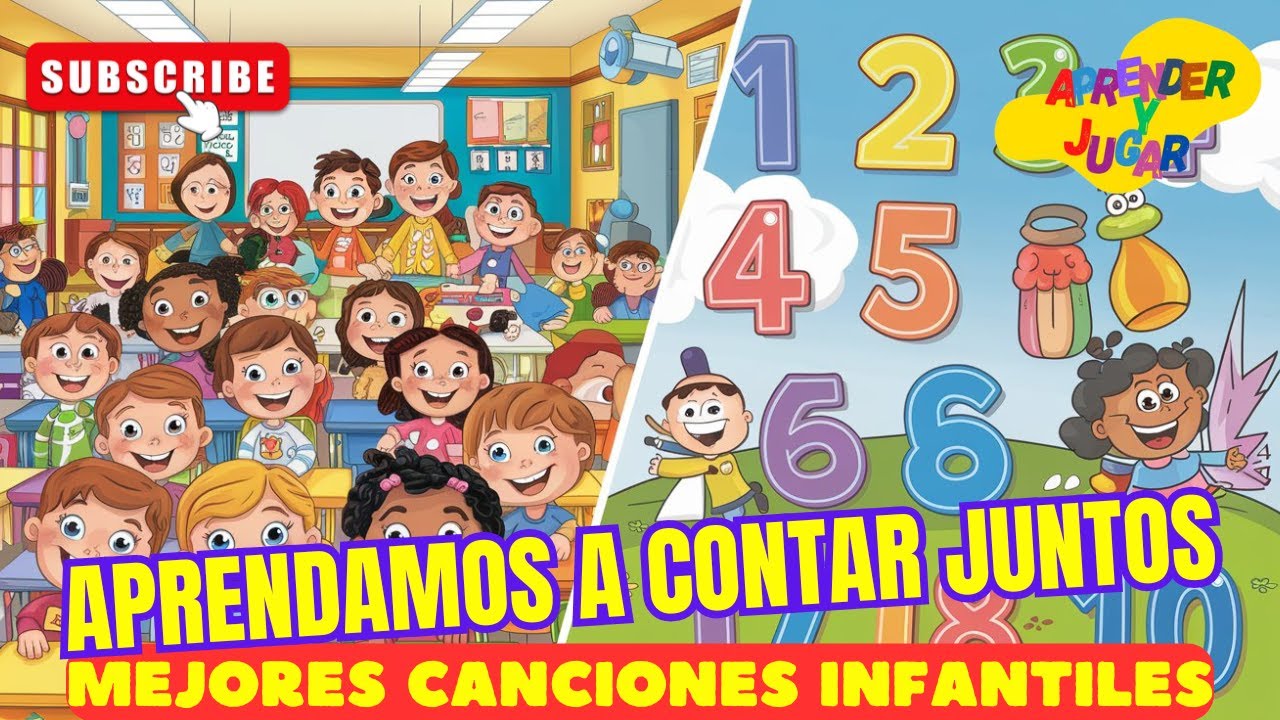 🔢 Aprendamos a Contar Juntos 🎶🤩 Canciones Infantiles 🎶 Vídeos para ...