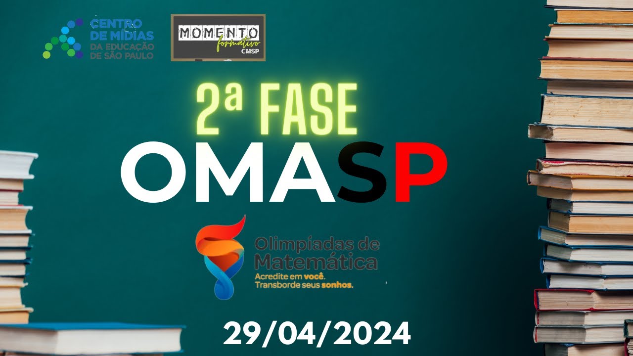 Live CMSP 29/04/2024 - 2ª FASE da OMASP - YouTube