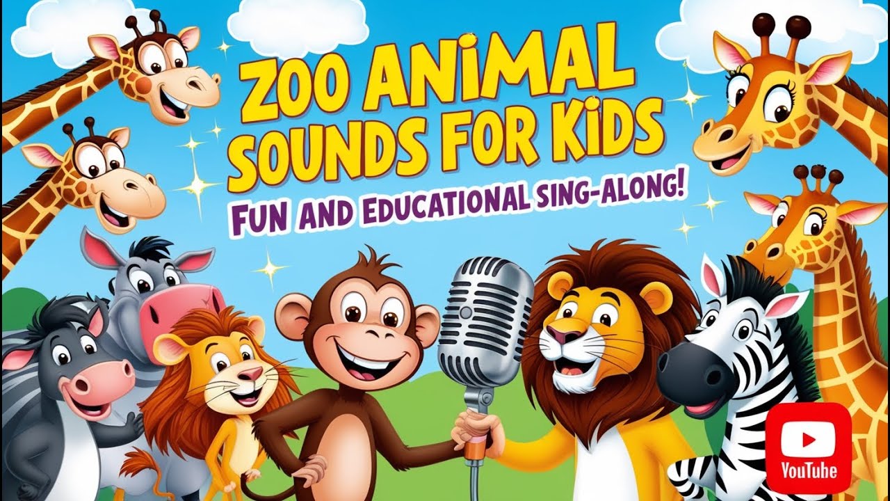 "Zoo Animal Sounds Song for Kids | Fun and Educational Sing-Along ...