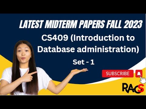 CS409(Introduction to Database Administration)Midterm Paper Fall 2023-With Tips For Exam ...