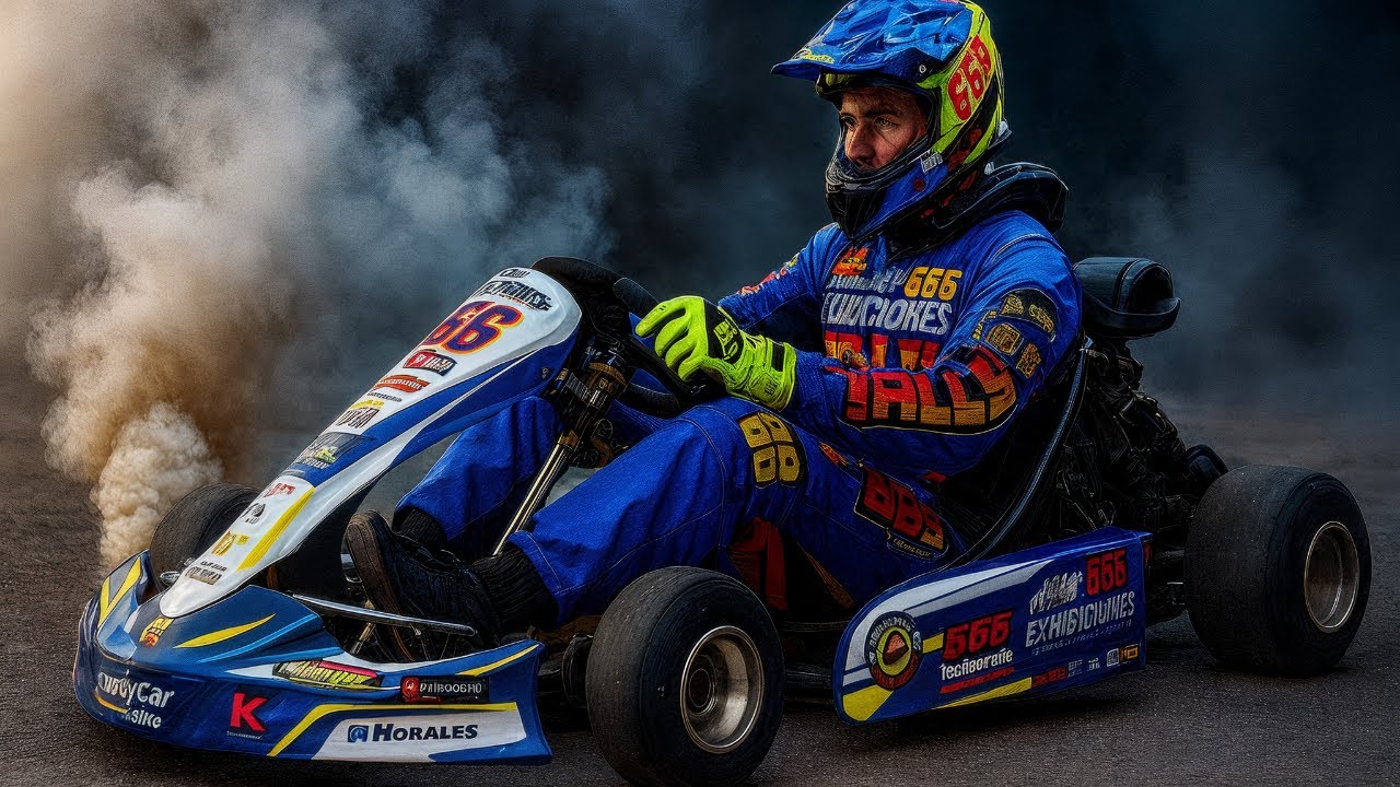Extreme Stunt Kart Show in Spain – Smoke, Speed & Madness! 🔥 - YouTube
