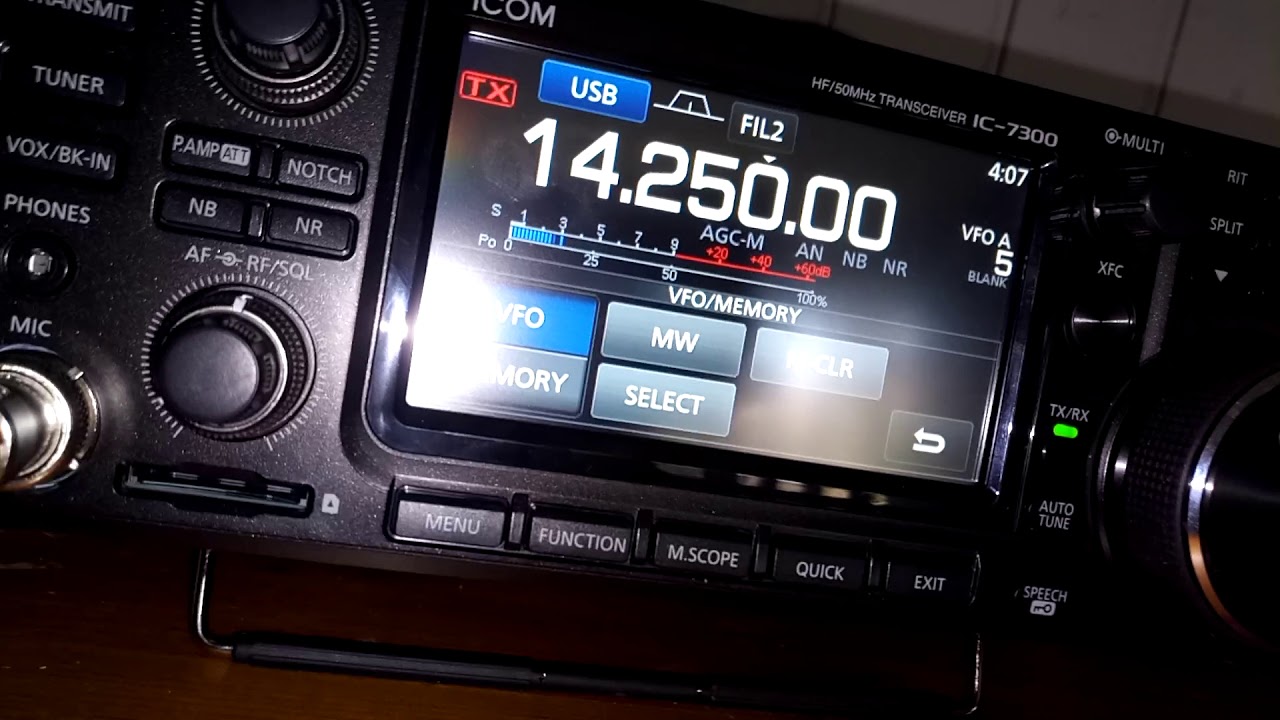 ICOM 7300 Quick Memory Storage -Short Video - YouTube