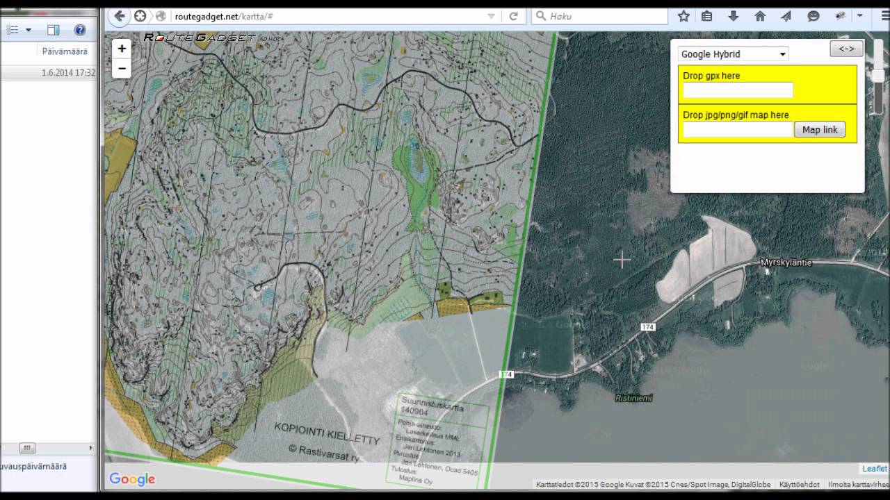 Georeferencing map image on RG ad hoc edition - YouTube