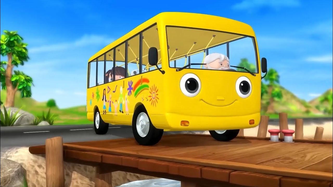 The Wheels On The Bus | Wheels On The Bus Go Round And Round - Popular ...