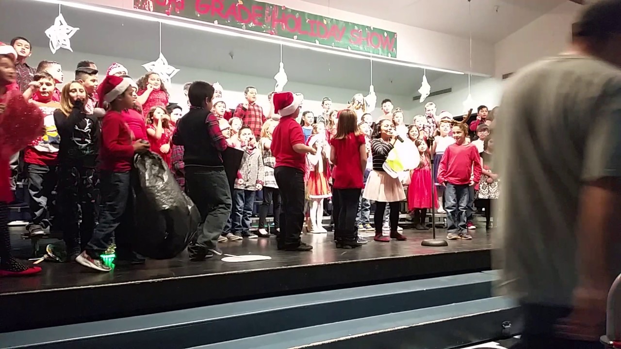 Bryce's 3rd grade performance - Rudolph - YouTube
