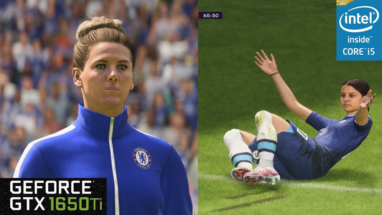 FIFA 23 Women's Club Football : GTX 1650TI + i5-10300H - YouTube