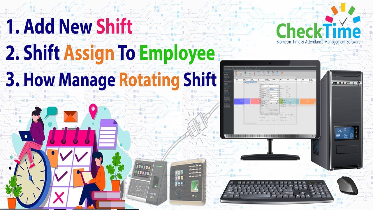 How to set up an employee's shift schedule and Manage Rotating shifts ...