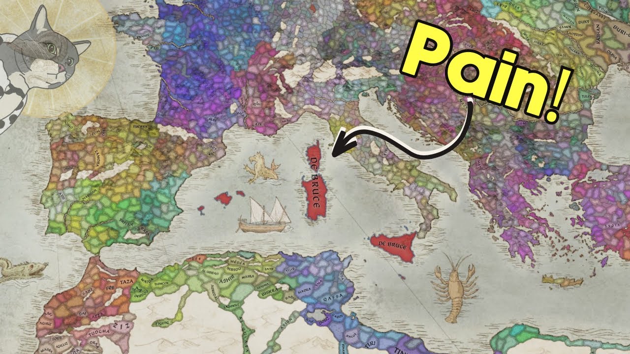 Forming Baleo-Tyrrhenia in Crusader Kings 3 But Every Barony is a ...