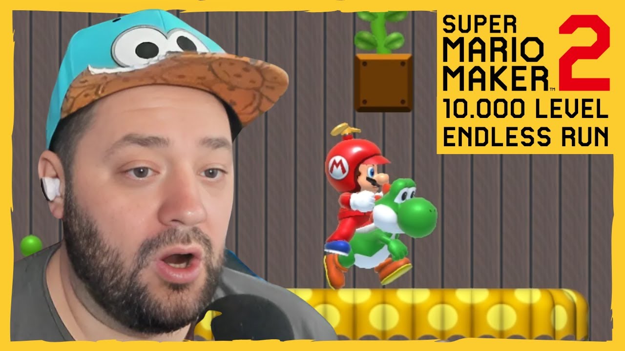 1265+ | 10K Endless RUN | 10000 Level Mario Maker 2 Challenge - YouTube