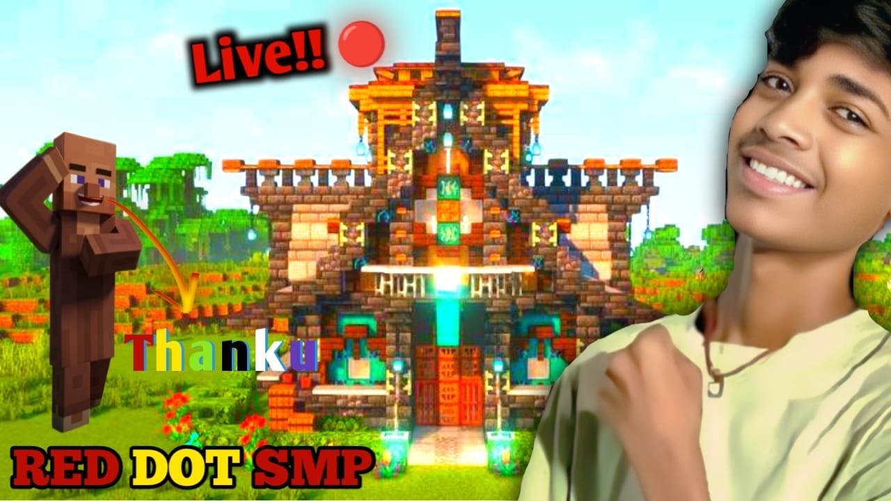 🤭I build A Tower In RED DOT SMP !🥰 - YouTube