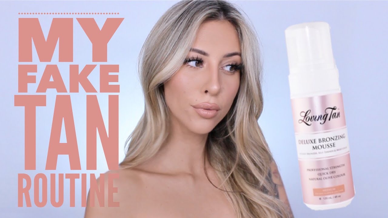 MY FAKE TAN ROUTINE - YouTube