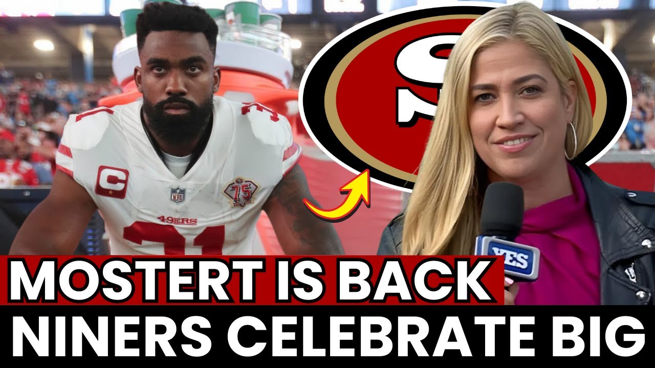 RAHEEM MOSTERT RETURNS TO 49ERS AND IS GREETED BY MASSIVE FAN ...