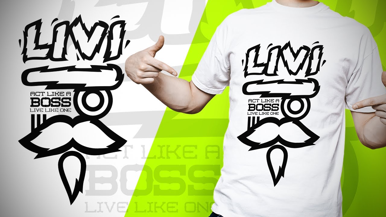 Swerve™ Graphic designer: Speedart | "LIVI Boss" T-shirt Design ...