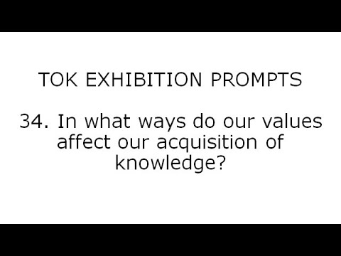 In What Ways Do Our Values Affect Our Acquisition Of Knowledge? - YouTube