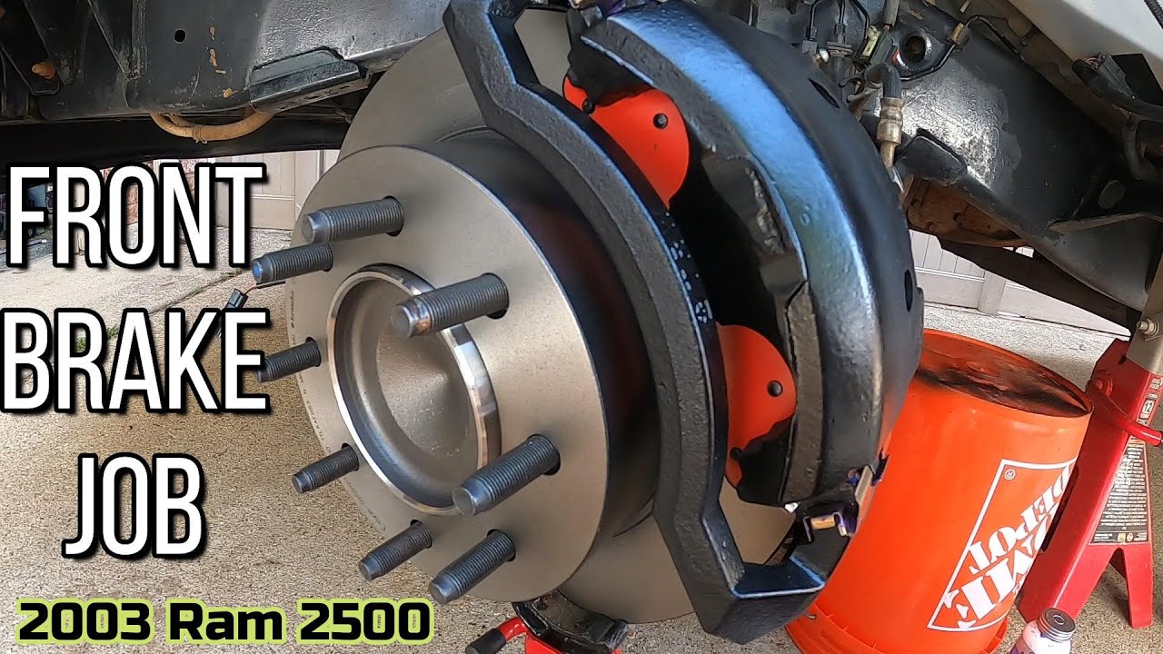 RAM 2500 Front Brake Job | BREMBO - YouTube