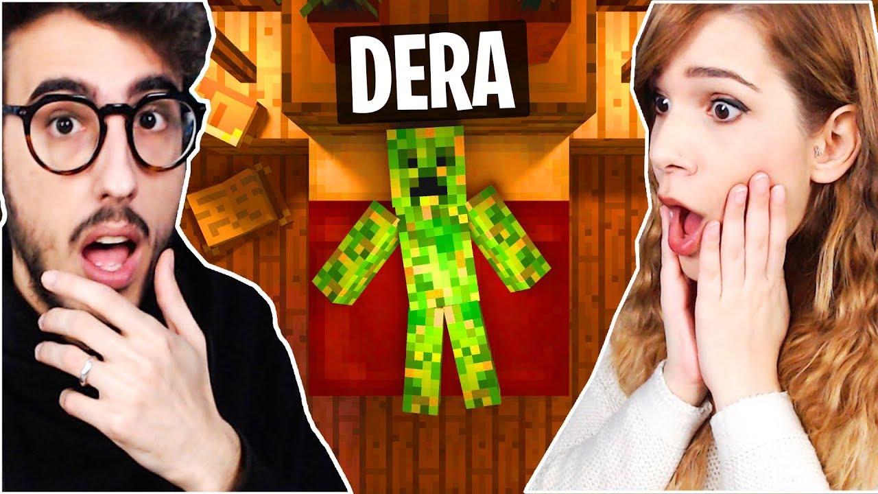 HO DORMITO NEL LETTO DI STEF E PHERE - Minecraft Vanilla - YouTube