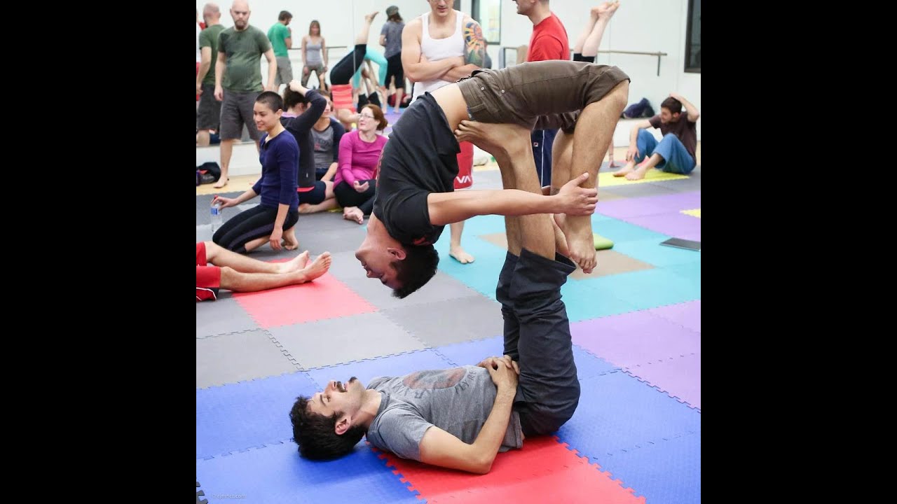 AcroYoga Tutorial: How to Back Bird Bow (Back Bow) - YouTube