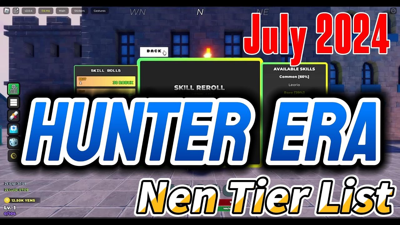 *NEW* Hunter Era Nen Tier List for July 2024 - YouTube