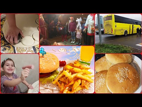 EV BURQERİ ASAN YOLU🍔QUMRALI YOLLADIM 👭PASPORTLARI DƏYİŞİRİK✈️ DADLI KOTLETLƏR