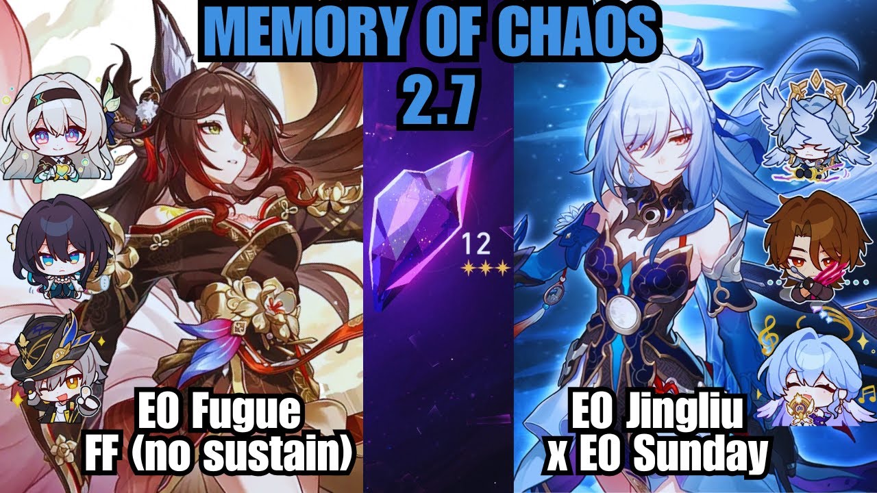 E0 Fugue x E0 Firefly & E0 Jingliu x E0 Sunday HSR MOC 2.7 | Honkai ...