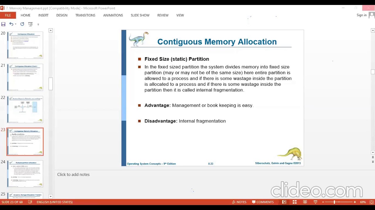 Various Memory Allocation Technique In Os Youtube