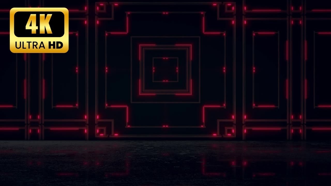 Glowing Neon Lights - Loopable stage background | No Copyright # ...