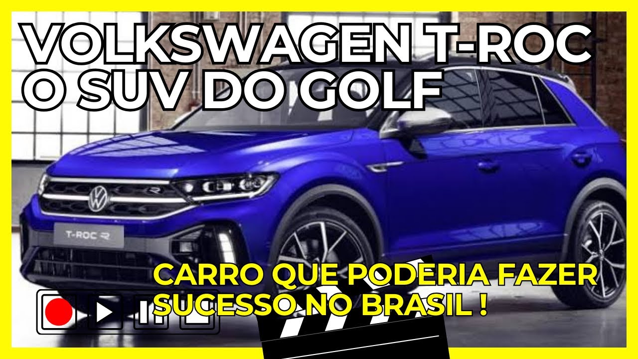 Volkswagen T-Roc o SUV do Golf - YouTube