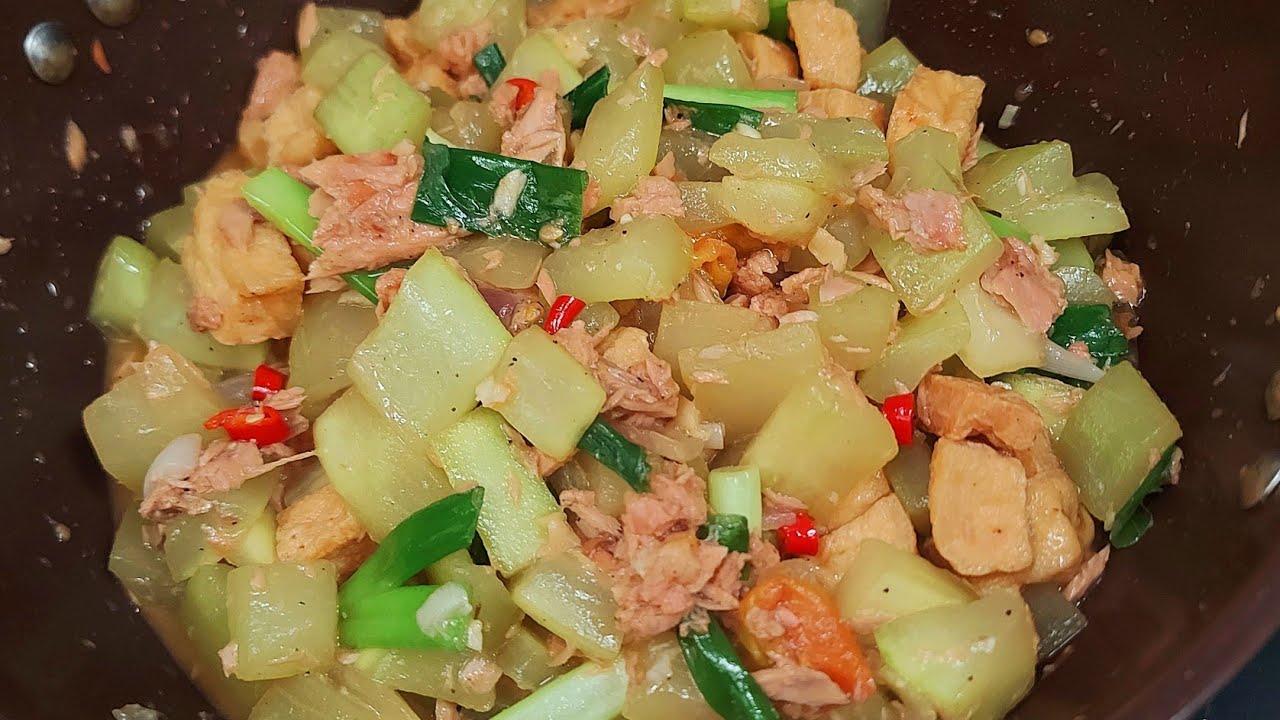Upo and Tuna with Tokwa Recipe | Ginisang Upo at Tuna with Tokwa ...