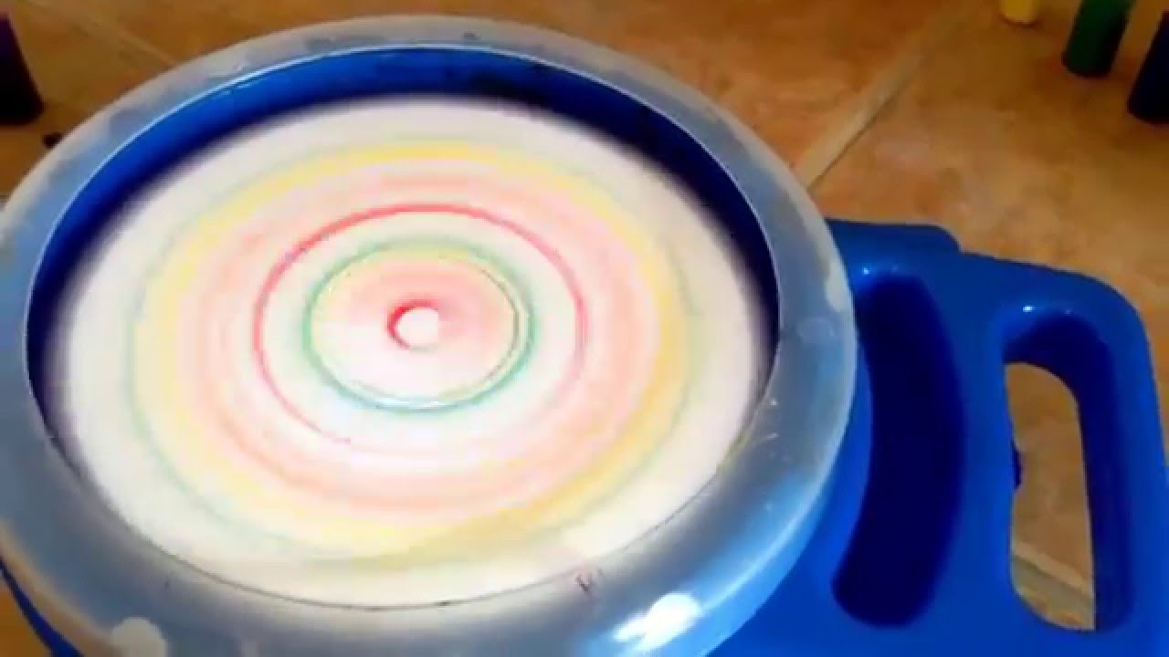 Motorized Spin Art Center! - YouTube