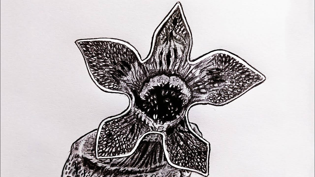 How To Draw Demogorgon | Stranger Things - YouTube