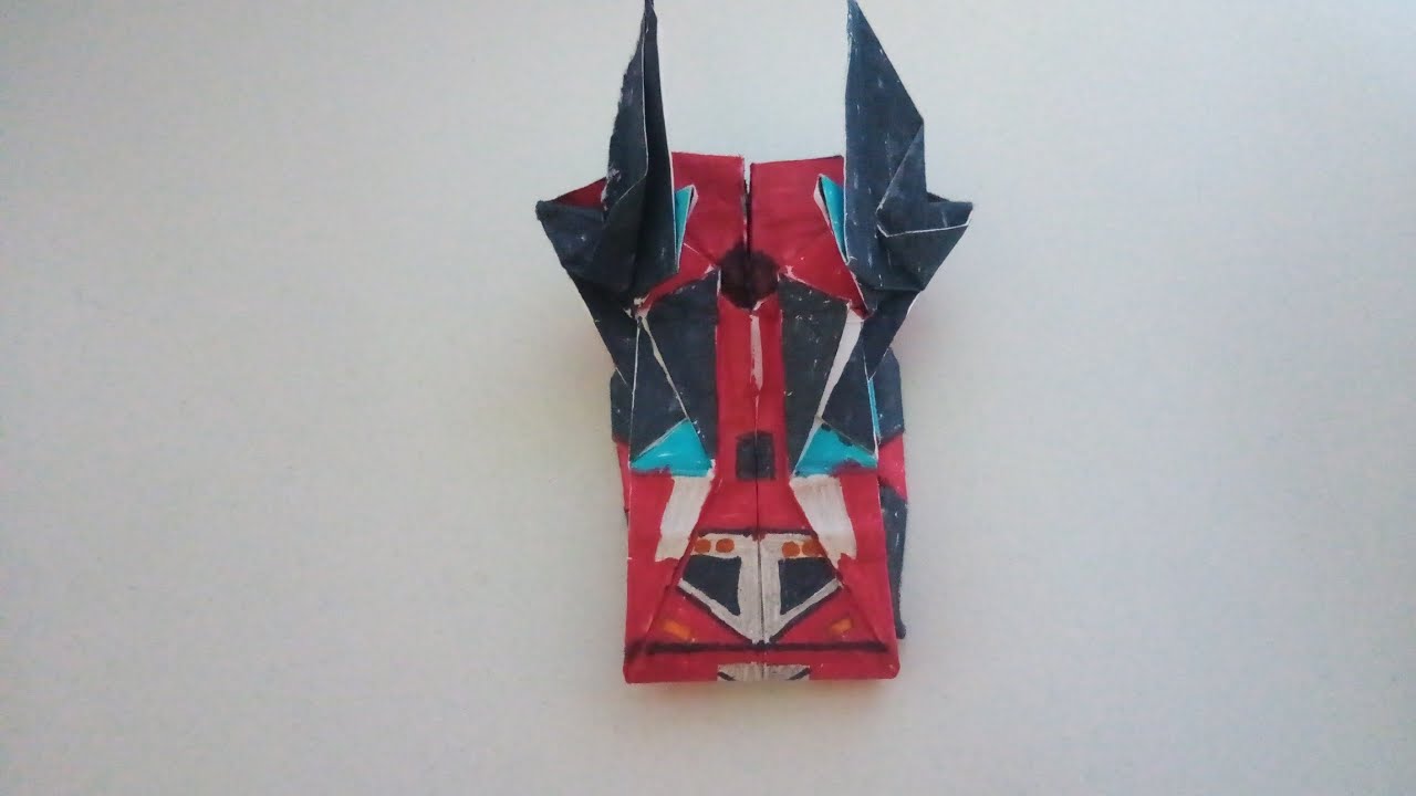 Origami Transformers Beast Hunters Optimus Prime V2 Yapımı - YouTube