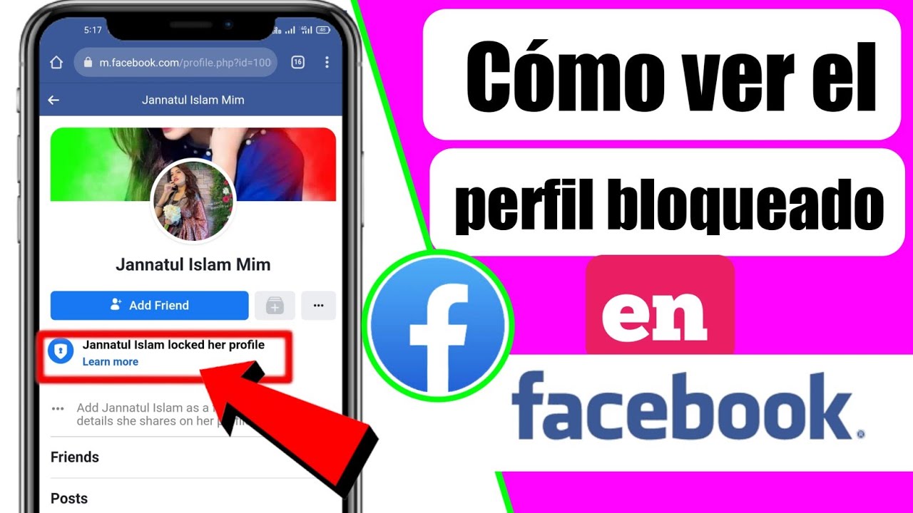 Como ver perfil bloqueado en facebook || tutorial de apertura de perfil ...