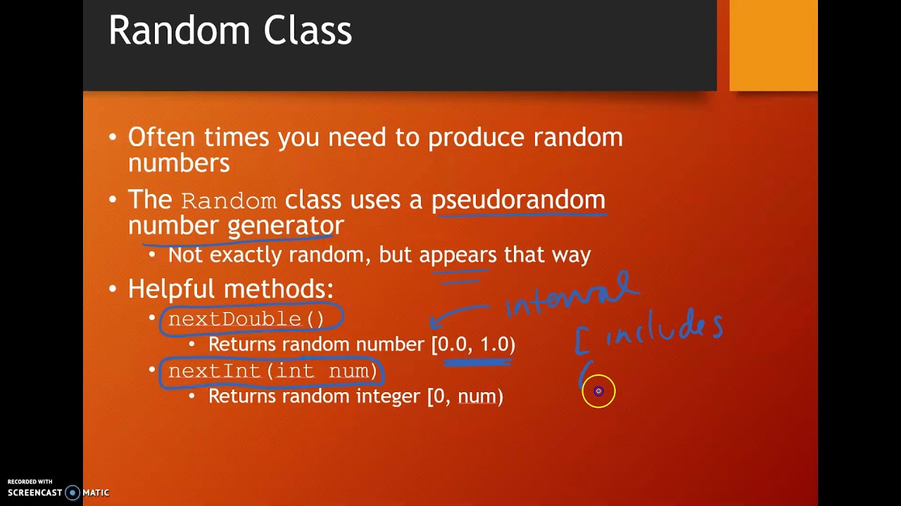 M359 2-8 Random and Math Class - YouTube