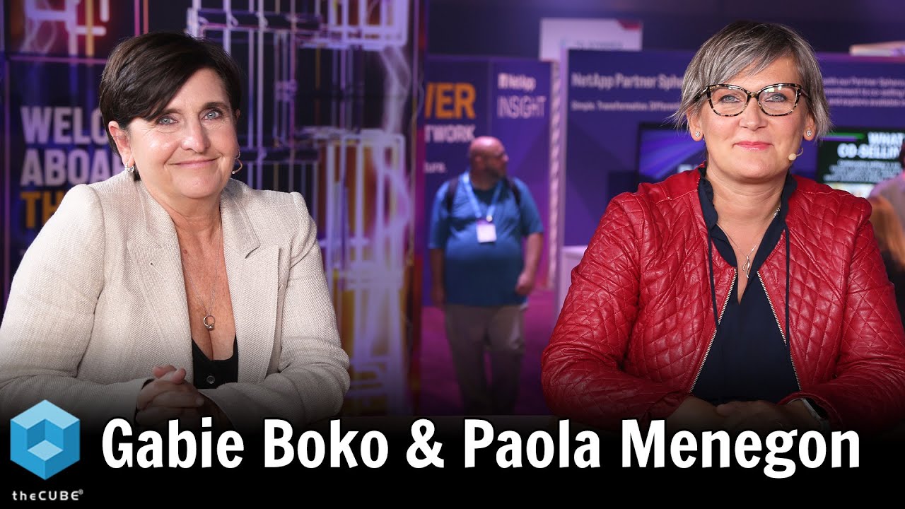 Gabie Boko, NetApp & Paola Menegon, Aruba | NetApp Insight 2024 - YouTube