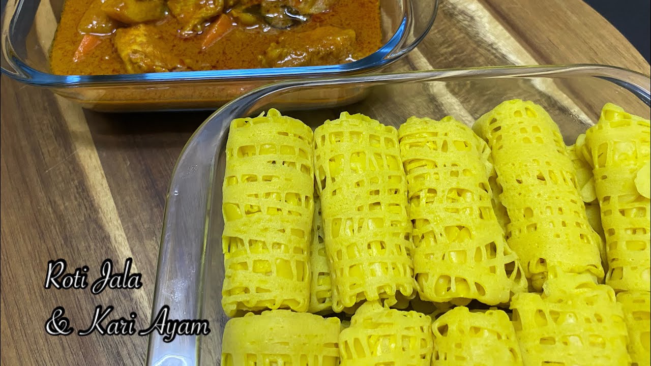 Resepi Roti Jala & Kari Ayam - YouTube