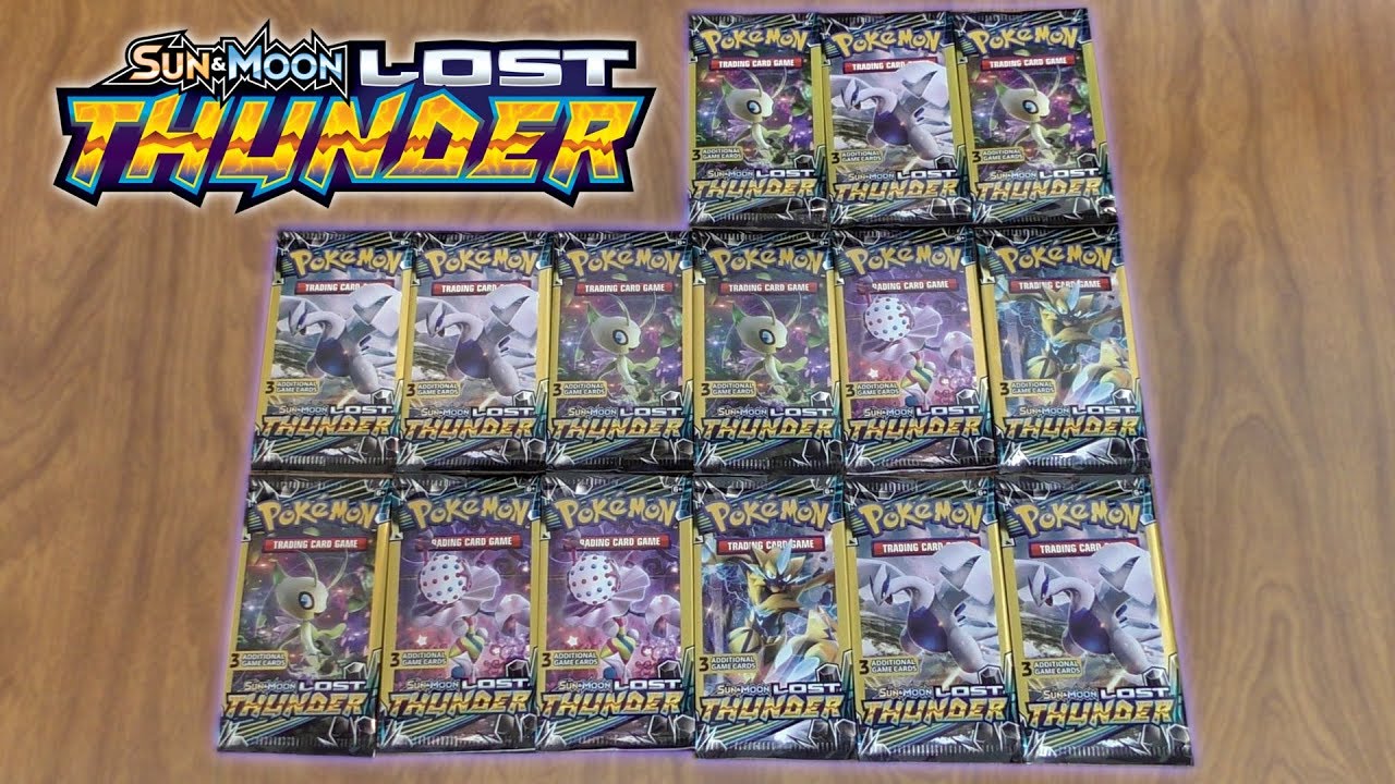 15 Lost Thunder Mini Pack Opening - YouTube