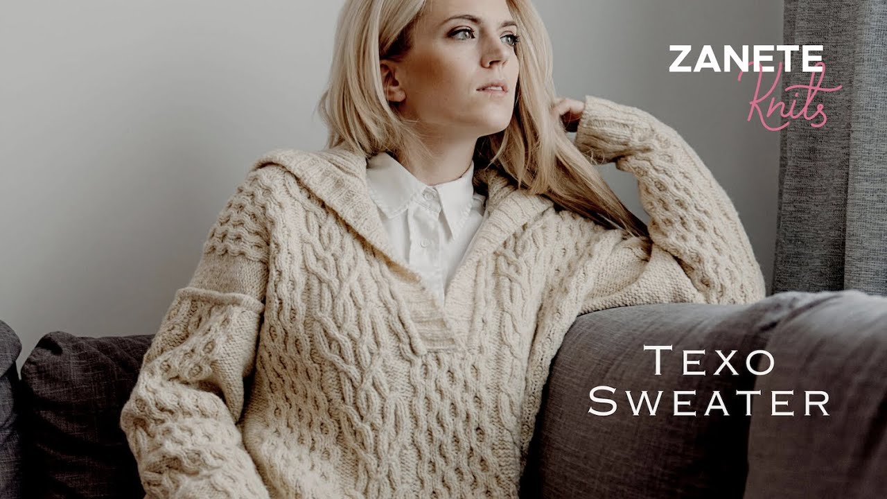 Pattern deep-dive: Texo Sweater by Zanete Knits - YouTube