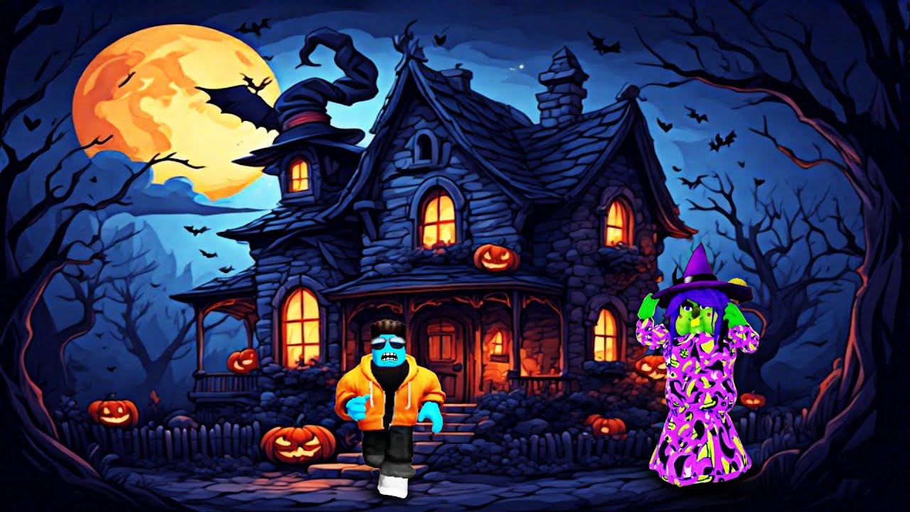 MISSION EVIL WITCH'S HAUNTED HOUSE ESCAPE IN ROBLOX - YouTube