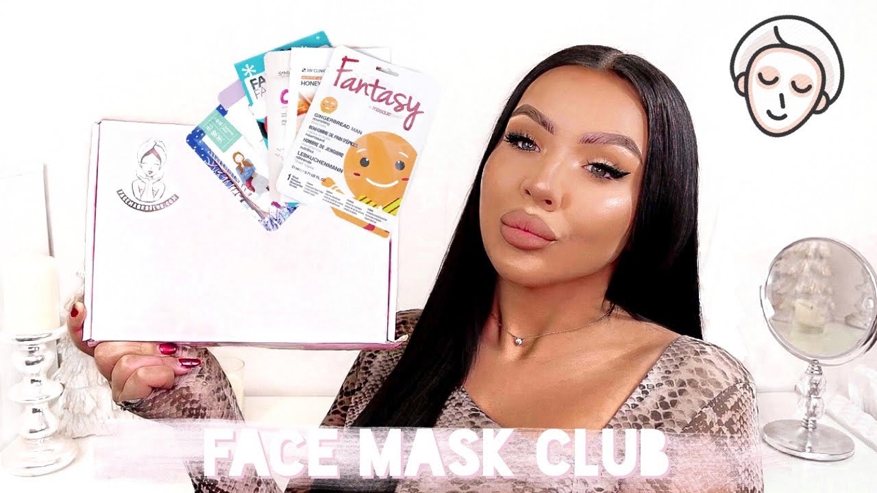 FACE MASK CLUB UNBOXING *DISCOUNT CODE* SHEET FACE MASK SUBSCRIPTION ...