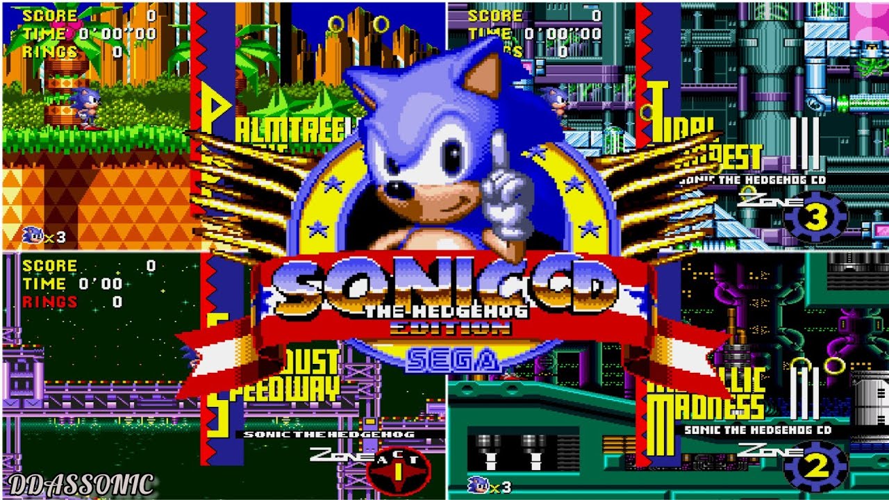 Sonic CD For Sega Genesis | Sonic Hack - YouTube