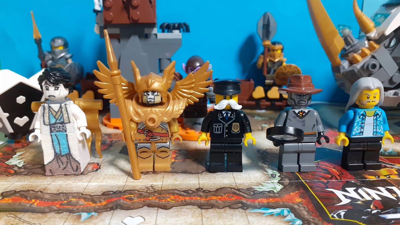 Build Lego Ninjago custom minifigures - YouTube