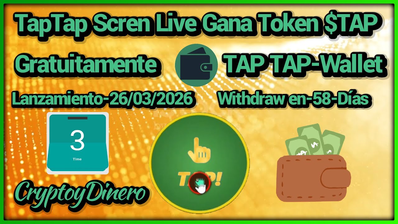 🚀TAPTAP Mining ⛏️ Obtenga Gratis 🎁 El Token $TAP Lanzamiento Oficial 26 ...
