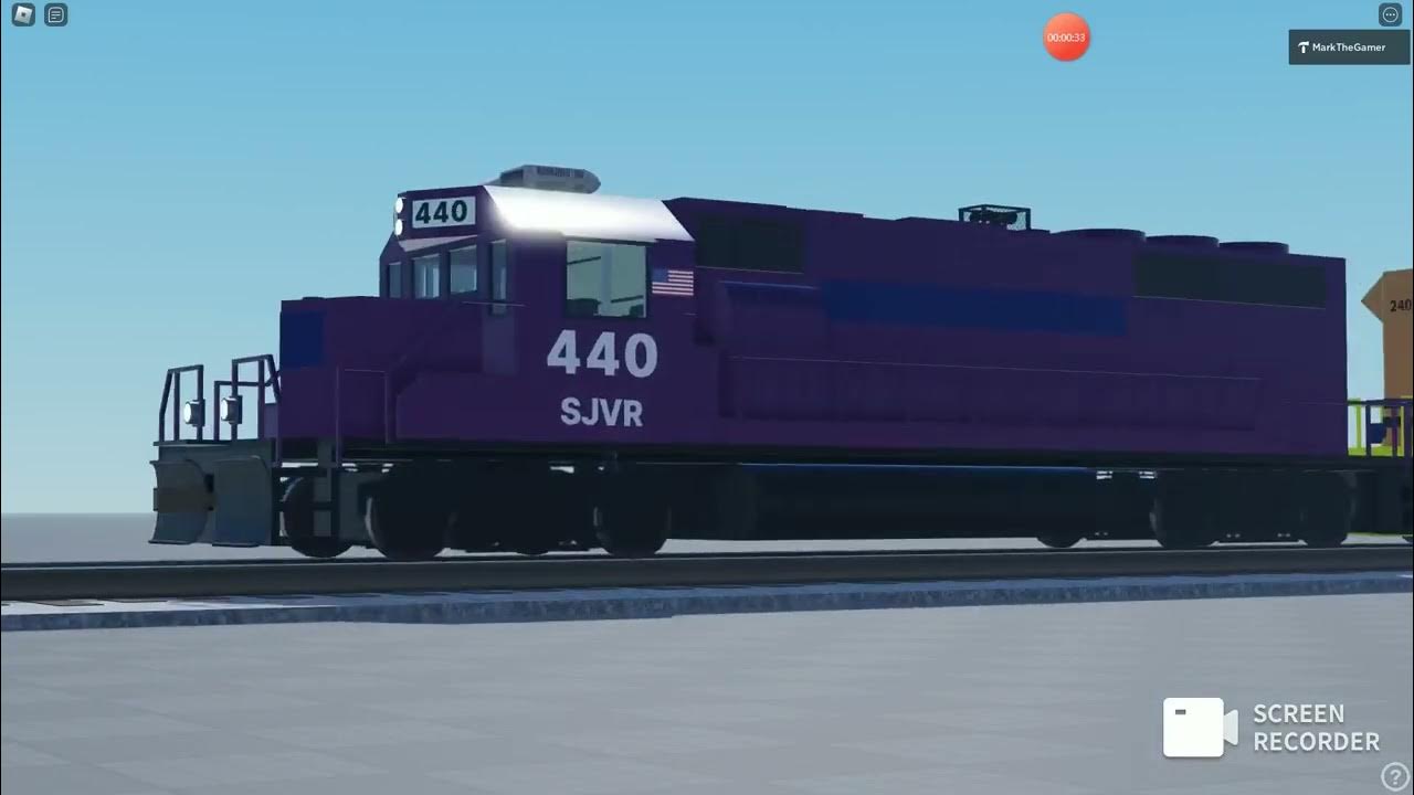 SJVR 440 and 2407 Exeter local train in Roblox - YouTube