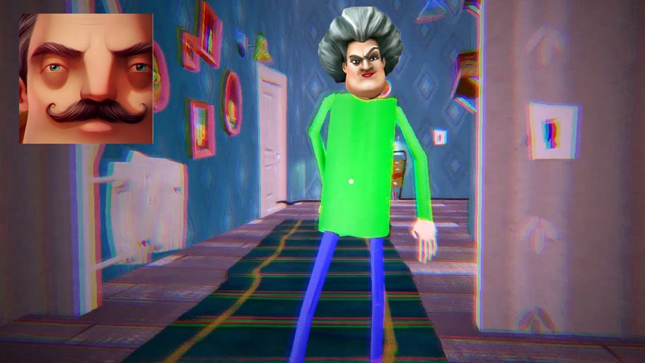 Hello Neighbor - My New Neighbor Scary Teacher Baldi 3D Act 2 Hole ...