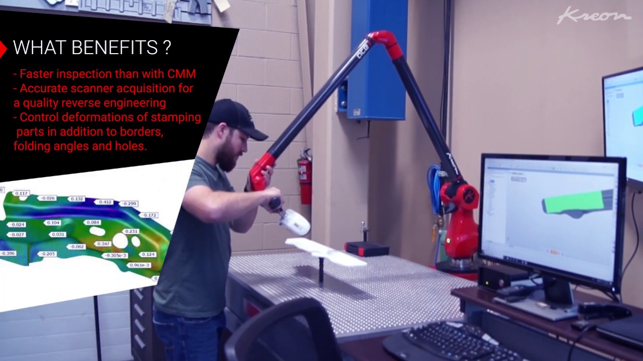 Agressive Tool and Die abandon CMM in favor of Kreon Ace arm - YouTube