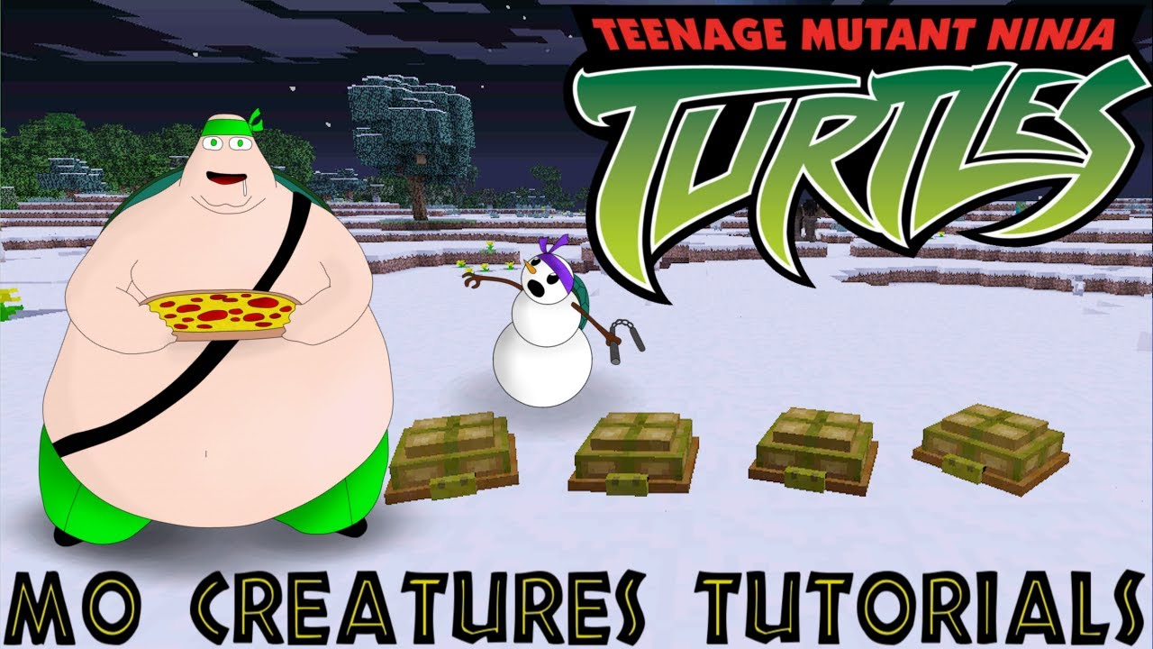 Minecraft Mo Creatures Tutorial - Teenage Mutant Ninja Turtle Pets ...