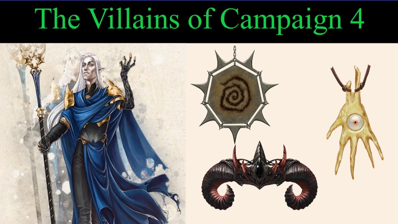 The Villains of Critical Role Campaign 4 - YouTube
